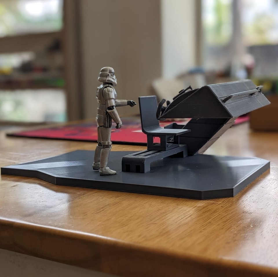 Star Trek Enterprise NX-01 Bridge for 3.75 in (1:18) Figure Diorama | eBay