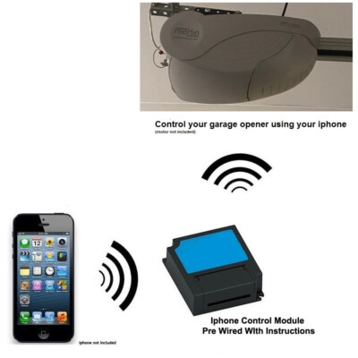 Iphone Garage Door Opener Remote Control Fits Merlin MT1000 Sectional ...