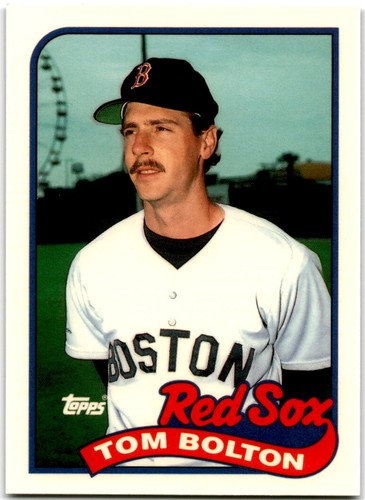 1989 Topps Tiffany Tom Bolton Boston Red Sox | eBay