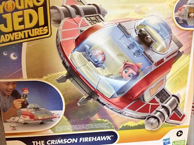 Star Wars The Crimson Firehawk 17" Ship- NEW Young JEDI ADVENTURES | eBay