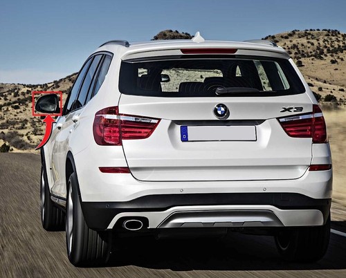 NEW GENUINE BMW X3 X4 M X5 X6 F15 F16 F25 SUPPORTING RING GLOSS BLACK ...