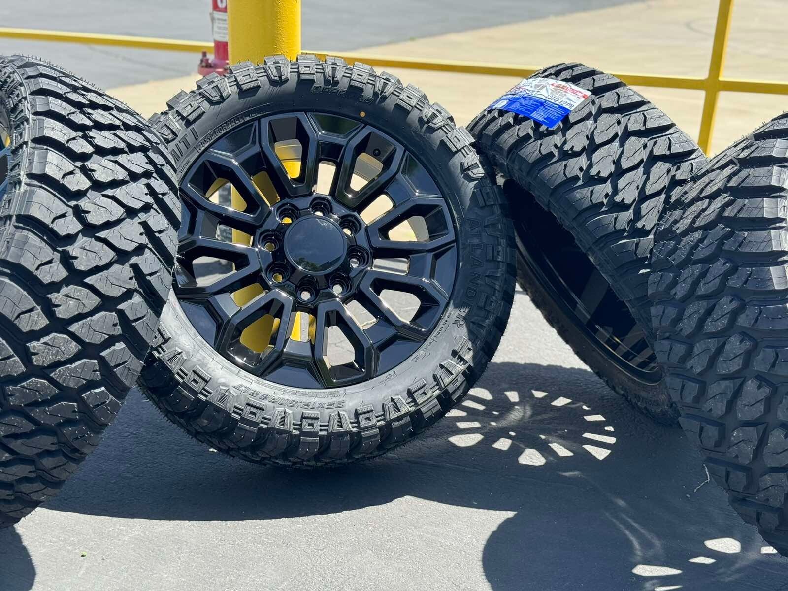 2026 22" Rims Wheels Tires 8x180 GMC Sierra 2500HD Chevy Silverado 2500 HD | eBay