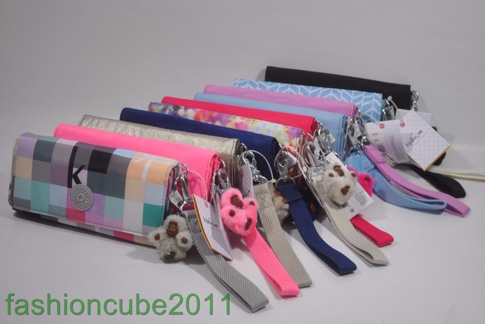 New With Tag Kipling RUBI Large Wallet / Wristlet with Furry Monkey | eBay