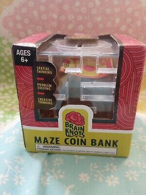maze coin bank brain knots problem solving unlock fortune money ...
