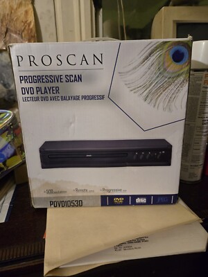 Proscan PDVD1053D Progressive Scan Compact DVD Player | eBay