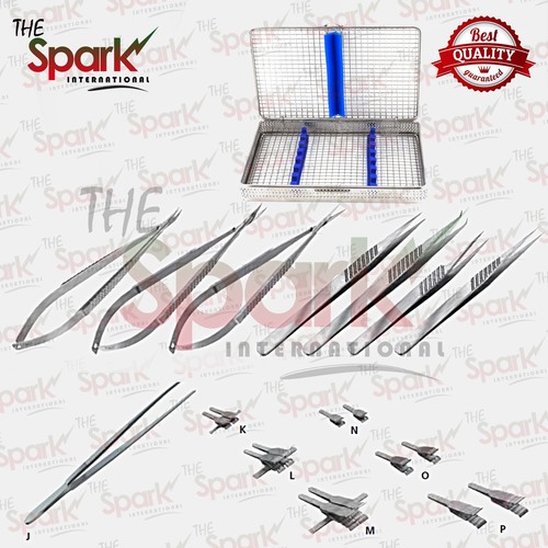 Hand Basic Set Flat Handle Micro Surgery Surgical instruments | eBay