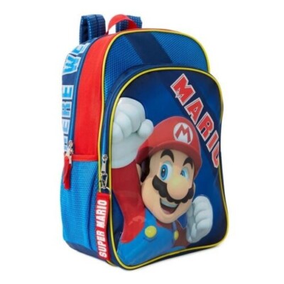 Nintendo Super Mario Bros. Kids’ Backpack 17” Blue Red NEW with Tags | eBay