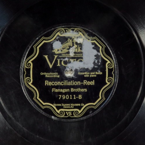 78 RPM -- Flanagan Brothers, Victor 79011 "Reconciliation" - reel, EE ...