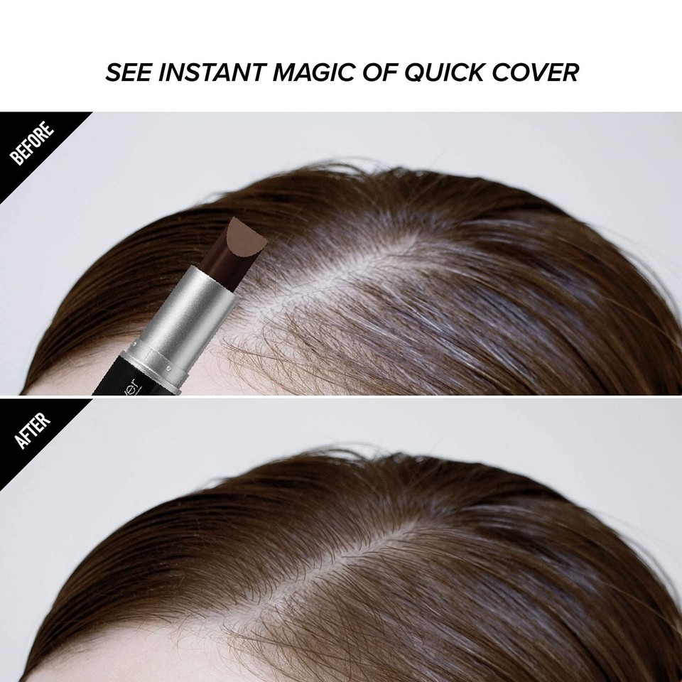 Quick Cover Root Touch Up Stick Type 2PCS Water-Resistant Temporary Gray Conc... 731509523638| eBay