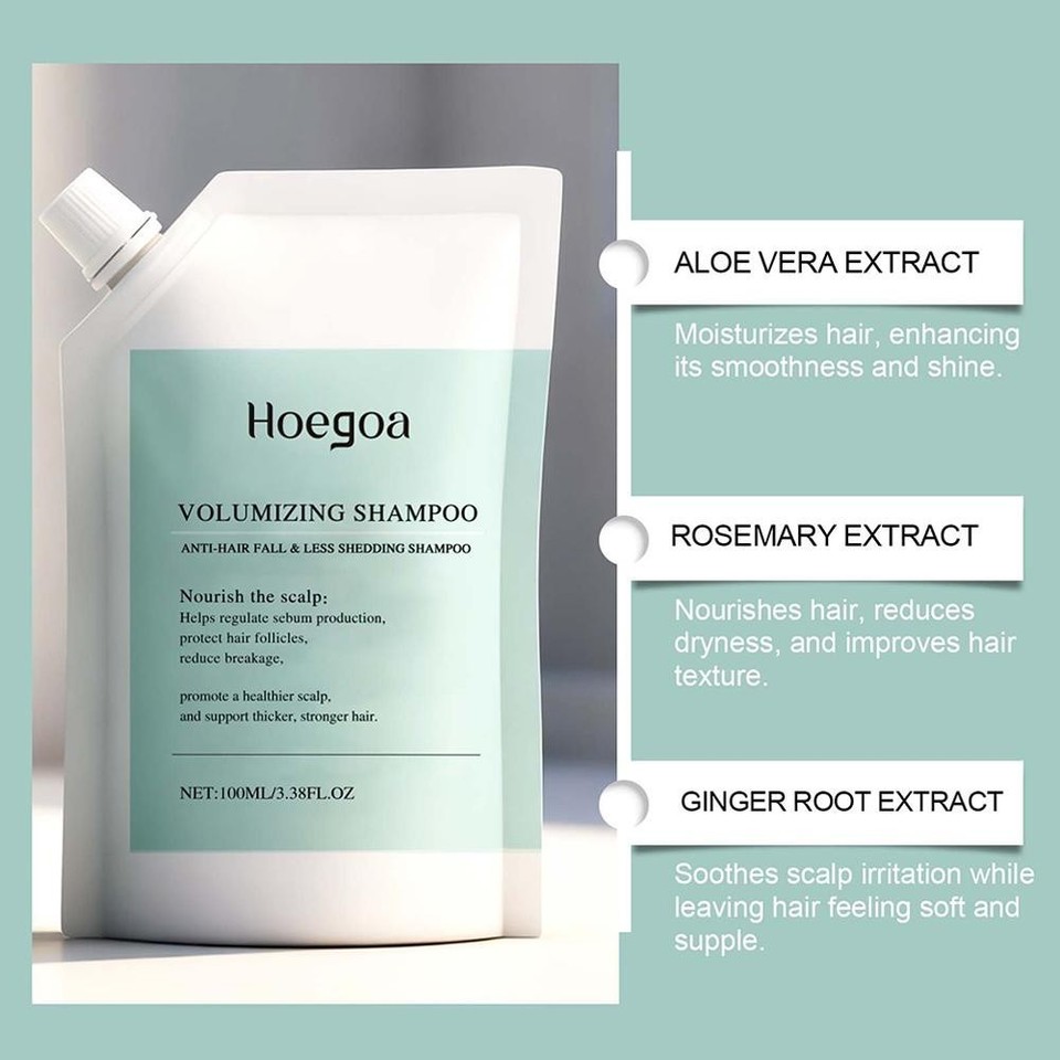 Anti-Hair Fall&Less Shedding&Volumizing Shampoo,Enriched biotin-100ml ...