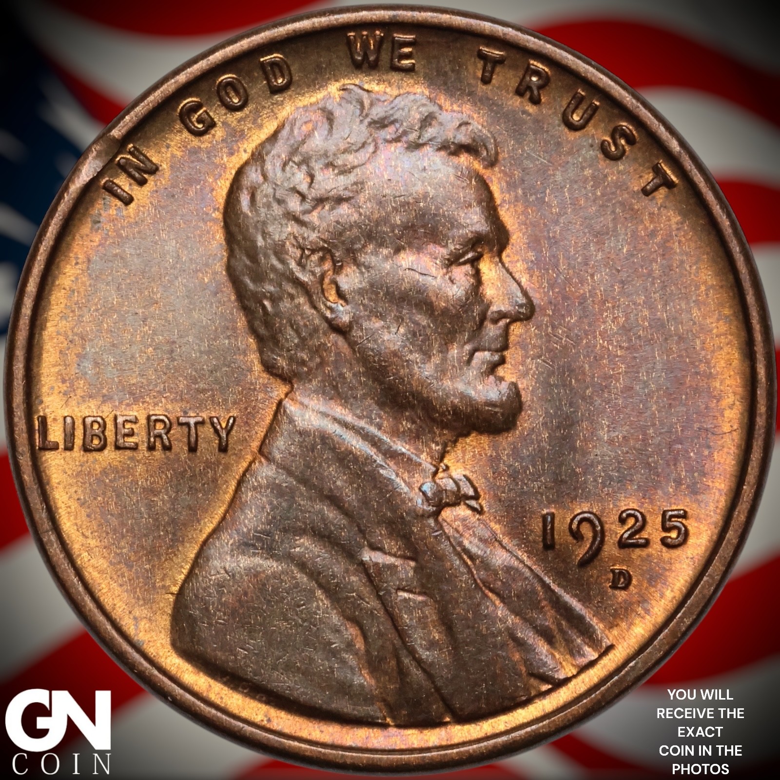 1925 D Lincoln Cent Wheat Penny A9508 | eBay