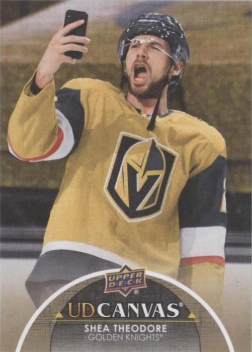2021-22 Upper Deck Series 2 - Ud Canvas Shea Theodore #C203 for sale ...
