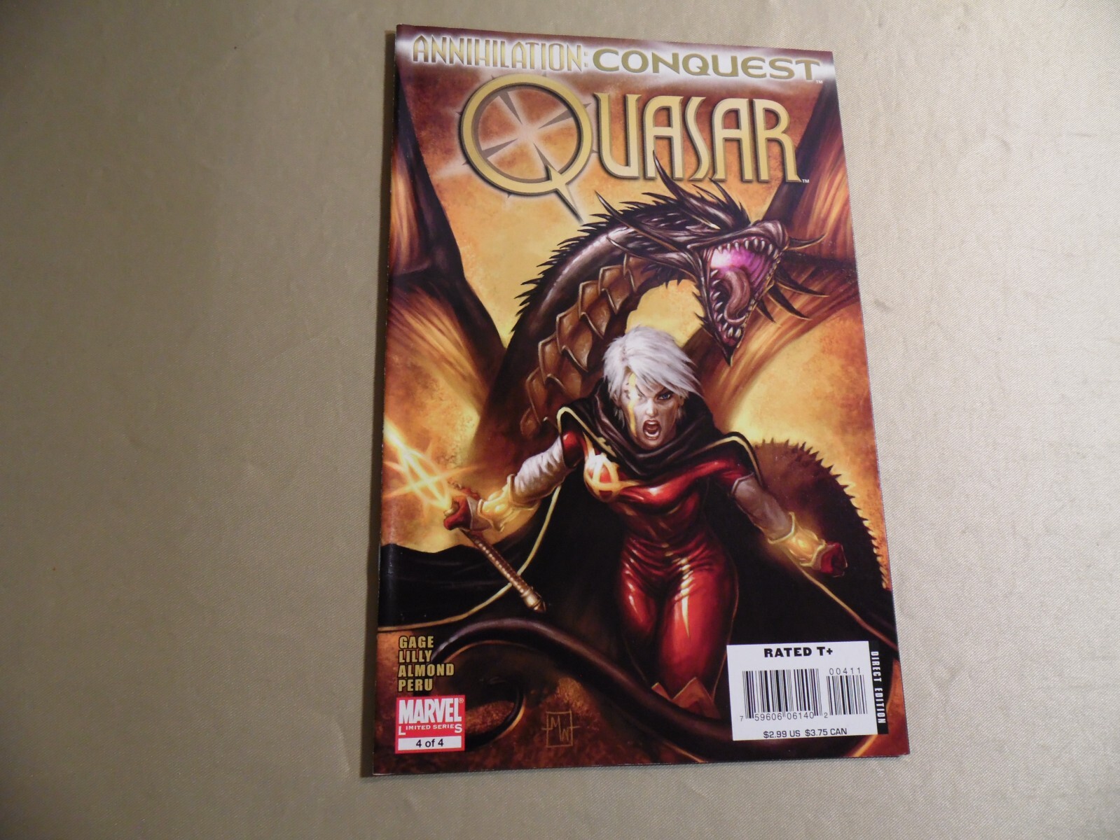 Annihilation Conquest Quasar #4 (Marvel Comics 2007) Free Domestic ...