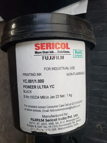SERICOL FUJIFILM PRINTING INK YC.001/1.000 BLACK 1KG | eBay
