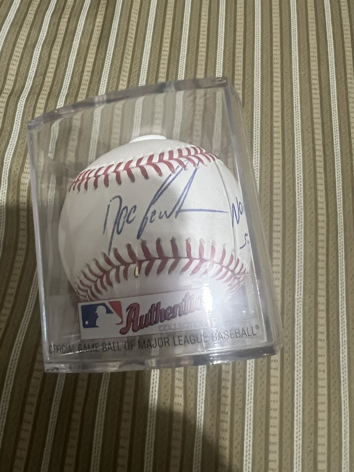 doc gooden signed baseball romlb new york mets no hitter inscription | eBay