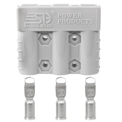 Anderson Style 50A 3 Pin Plug for DCDC Charger & DCDC Wiring | eBay ...