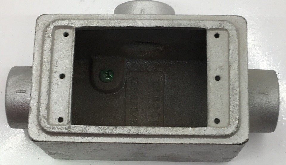 FDCT1100 O.Z./GEDNEY 1-INCH GRAY IRON TYPE FDCT DEEP 1-GANG CAST DEVICE ...