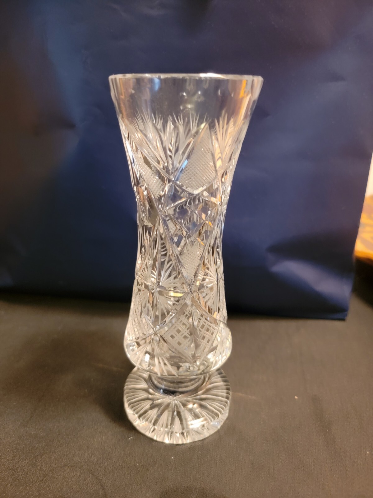 Beautiful Small Crystal Bud Vase | eBay