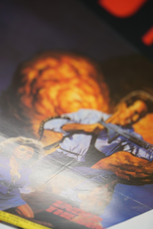 UNDER THE GUN Original RARE exYU movie poster 1987 SAM J. JONES VANESSA ...