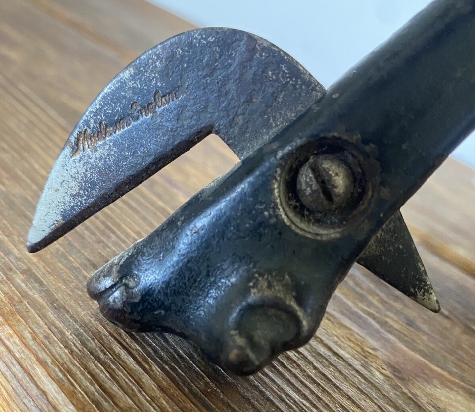 Antique Cast Iron Cow/Bull Head Can Opener Kitchen Farm Tool Primitive ...
