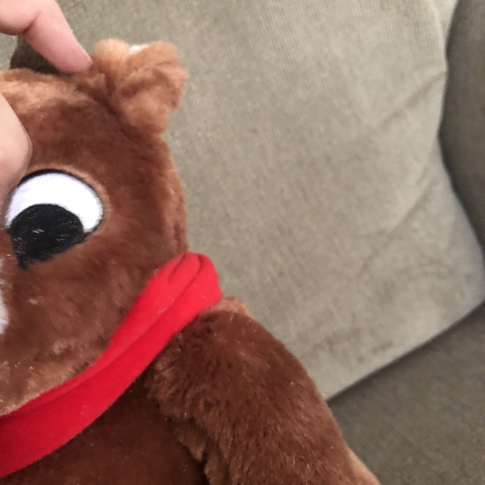 Dandee Rudolph the Red Nose Reindeer 12” Sitting,Singing Toy, Nose ...