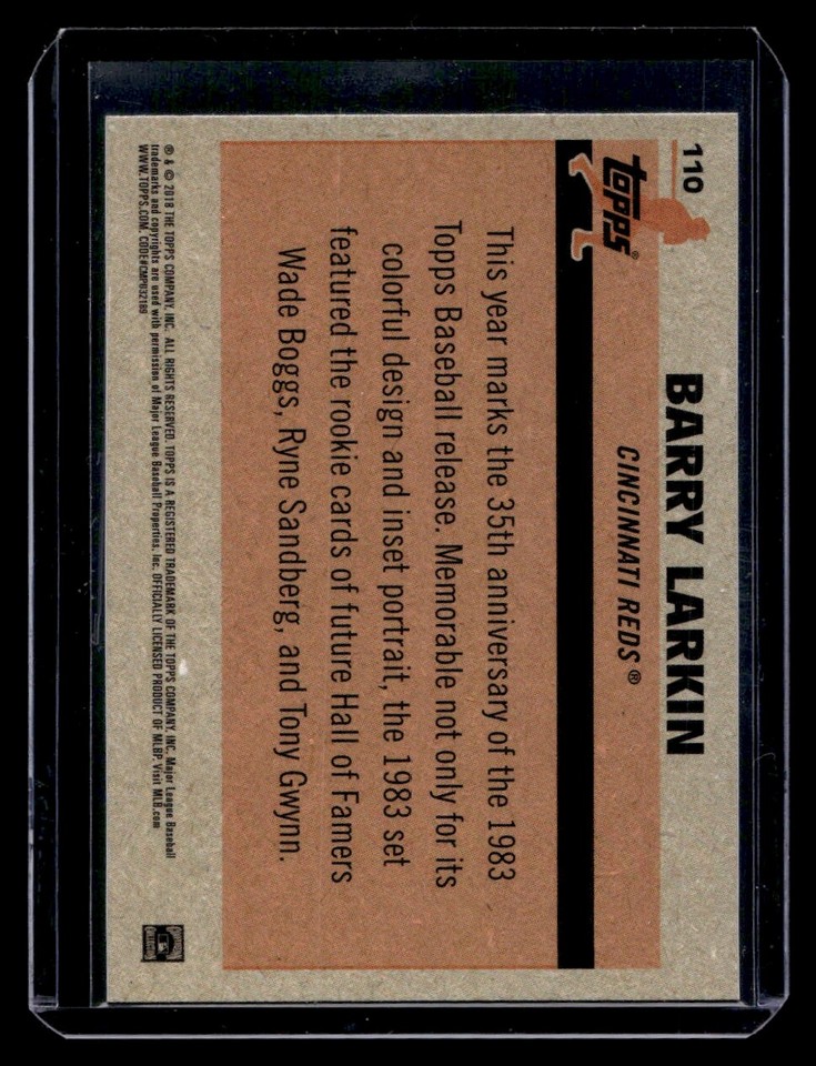 2018 Topps Update Barry Larkin Silver Pack | eBay