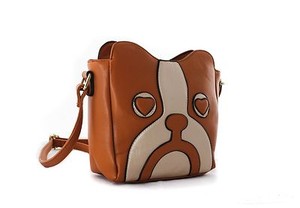 Dog Shape Shoulder Bag Cute Faux Leather Crossbody Messenger Handbag ...