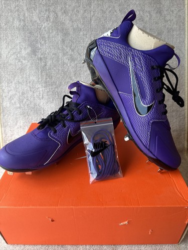 Nike Air Huarache Baseball Cleats Mens 14 PE Sample TCU Horned Frogs ...