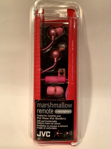 JVC HA-FR36-R Raspberries Marshmallow In-Ear headphones with Remote | eBay