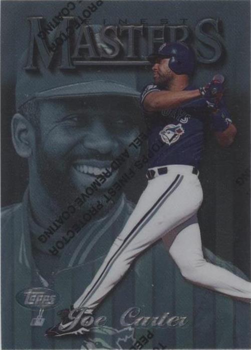 1997 Topps Finest - Uncommon - Silver Joe Carter #127 for sale online ...