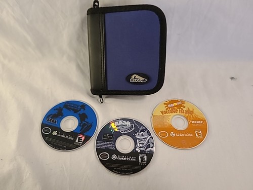 Lot Of 3 Loose GameCube Games W/ Pelican Case, Sonic Riders, Crash ...