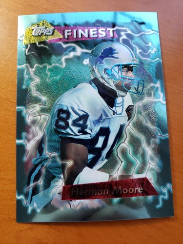 1995 Topps JUMBO #11 Herman Moore RARE ODDBALL Detroit Lions / UVA ...