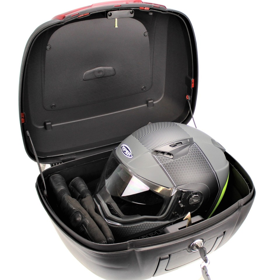 Universal Motorcycle Top Box Rear Luggage Storage Case Motorbike ...