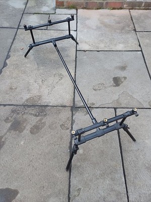 Nash Pocket Rod Pod- 3 Rod, Adjustable- Black- Carp Fishing | eBay UK