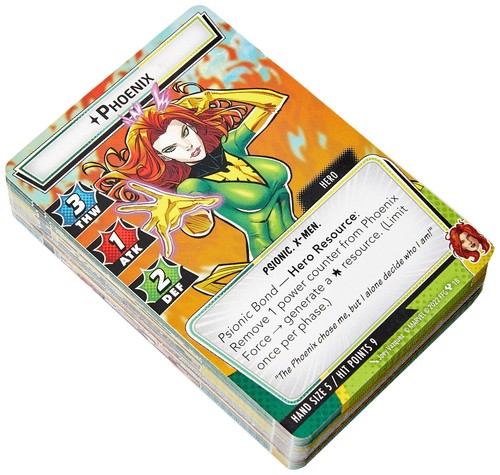 Marvel Champions Phoenix Hero Pack Tabletop Game Justice Cards 40 Card ...
