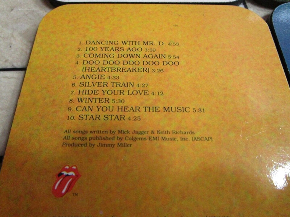 Vintage boxed Rolling Stones Coasters album covers and song lists | eBay