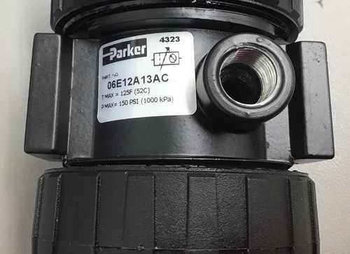 148329 Parts Only Parker 06E12A13AC Filter/regulator 1/4 NPT 150 PSI ...