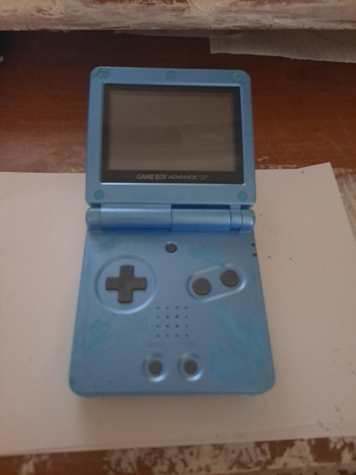 Nintendo Game Boy Advance SP Pearl Teal AGS 001 Tested Working No ...