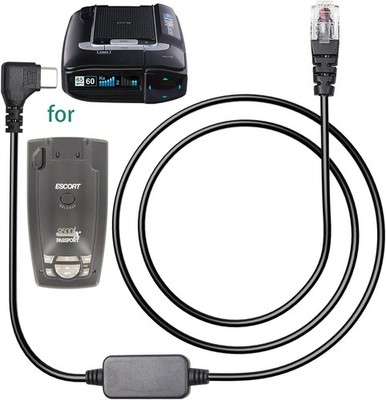 Radar Detector Cable, USB-C to RJ11 Plug Cord FOR Escort Passport 9500i ...