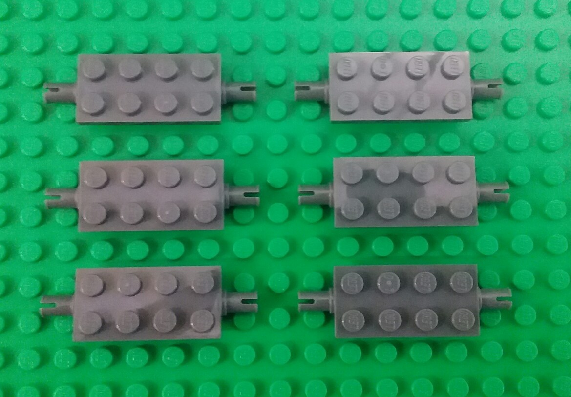 *NEW* Lego Dark Grey Car Axles Flat 2x4 Long 30157 for Wheels Trucks ...