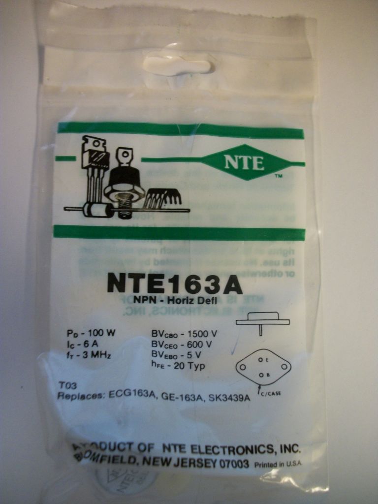 NTE Electronics - NTE155 NTE156 NTE160 NTE161 NTE163A NTE164 | eBay