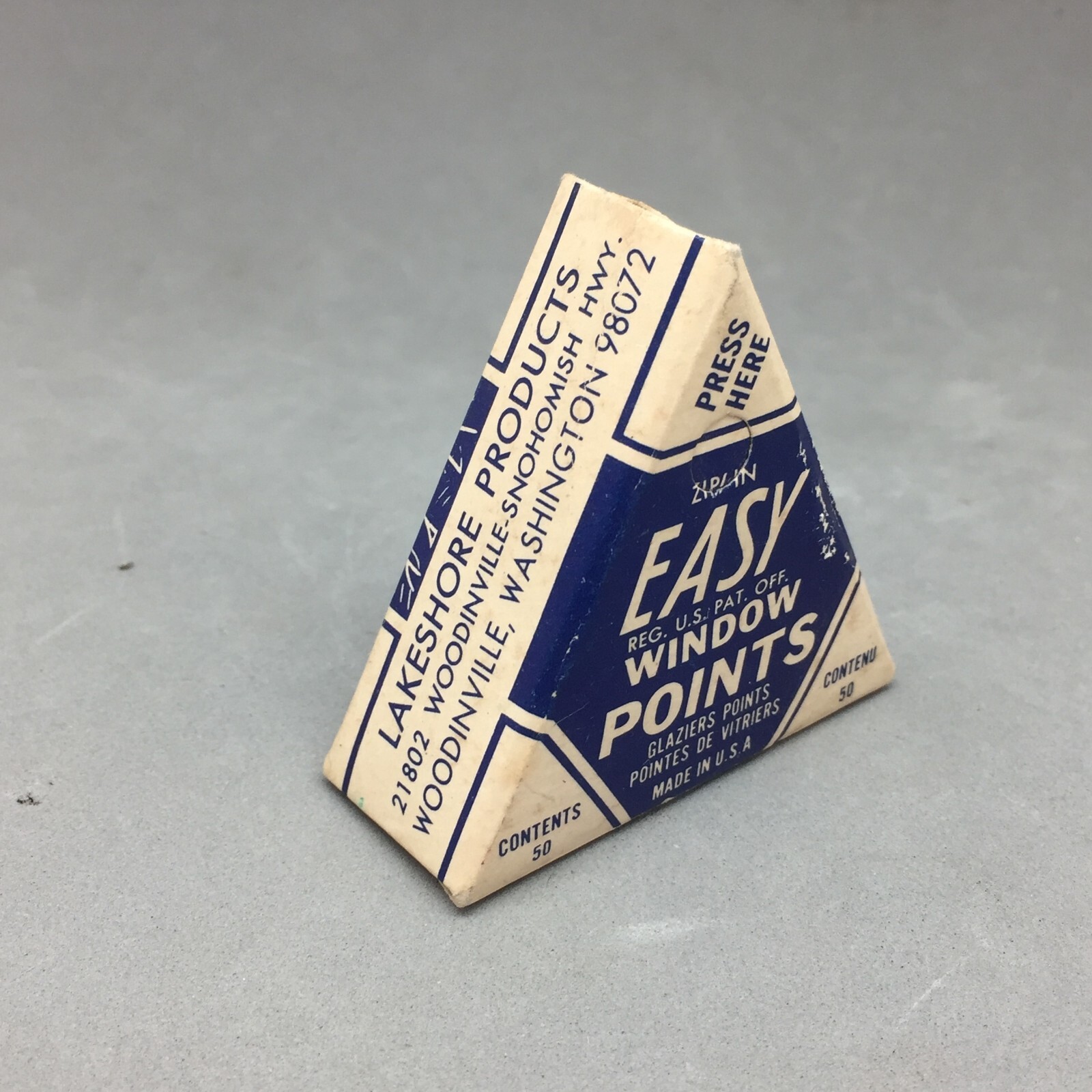 Lakeshore Products Woodinville Washington Window Glazier Points Pyramid ...