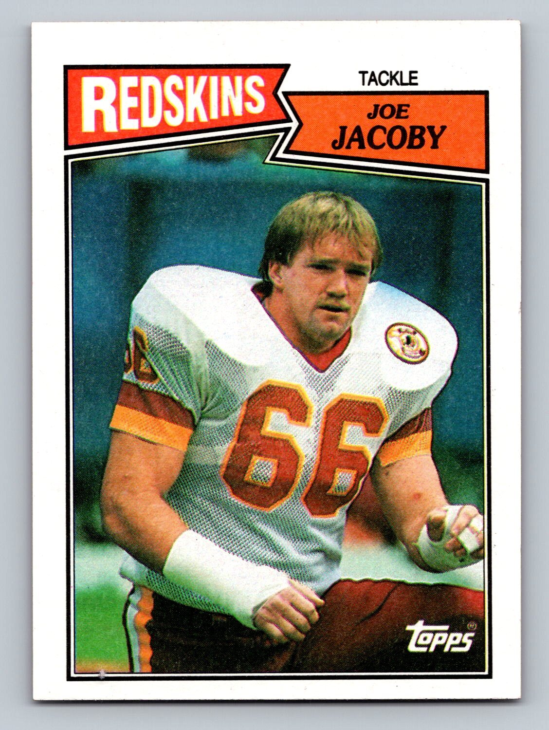 1987 Topps #72 Joe Jacoby Washington Redskins | eBay