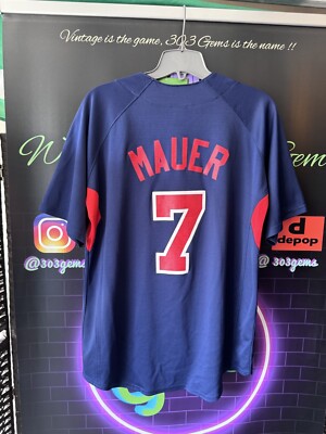 Authentic Minnesota Twins #7 Joe Mauer MLB Baseball Jersey | eBay
