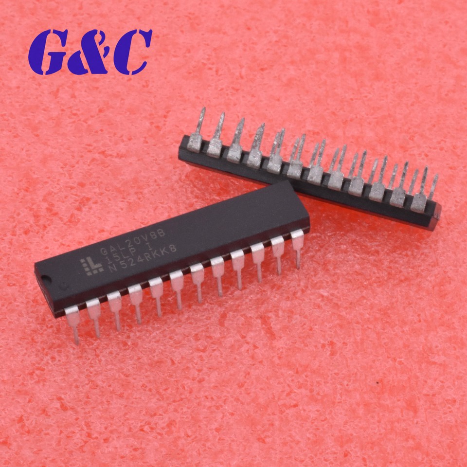 5PCS GAL20V8B-15LPI 24PINS High Performance E2CMOS PLD Generic Array ...