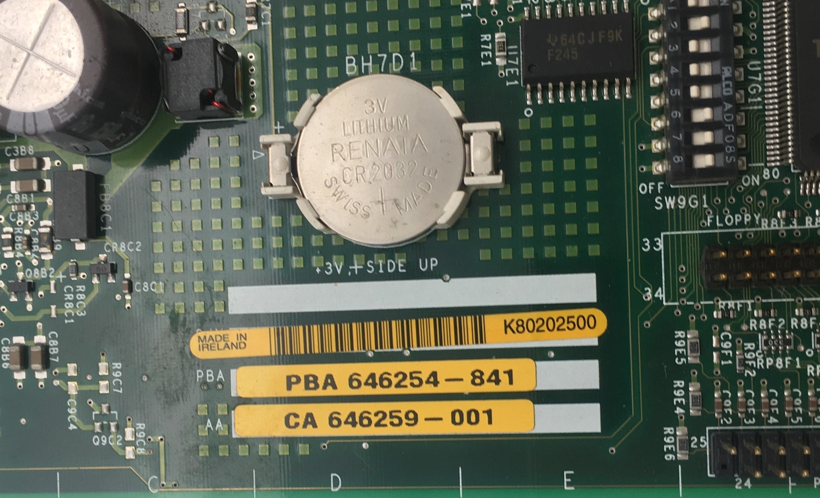 INTEL ADVANCED EV , PBA 646254-841, AT, SOCKET 7, 3X ISA, 4X PCI ...