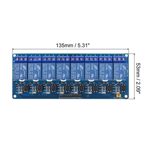 12V 8 Channel Relay Module with Optocoupler for Arduino. Canadian ...