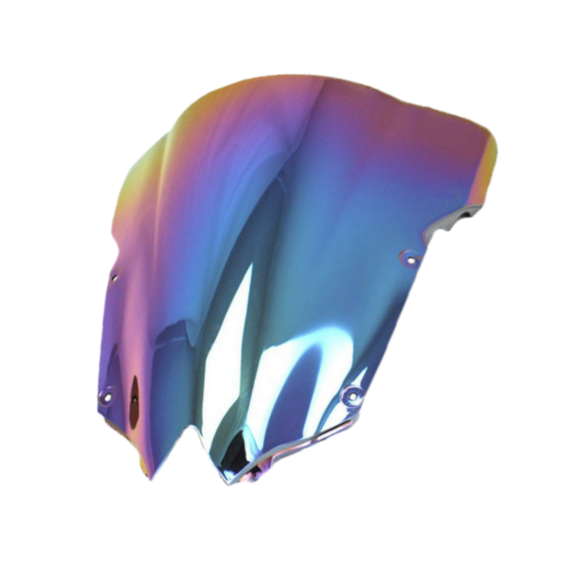 Dark Iridium Double Bubble Windscreen For Yamaha 08-2016 YZF600 R6 YZF ...