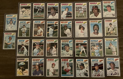 1977 vintage Topps Baseball Card Lot (30 Cards) | eBay