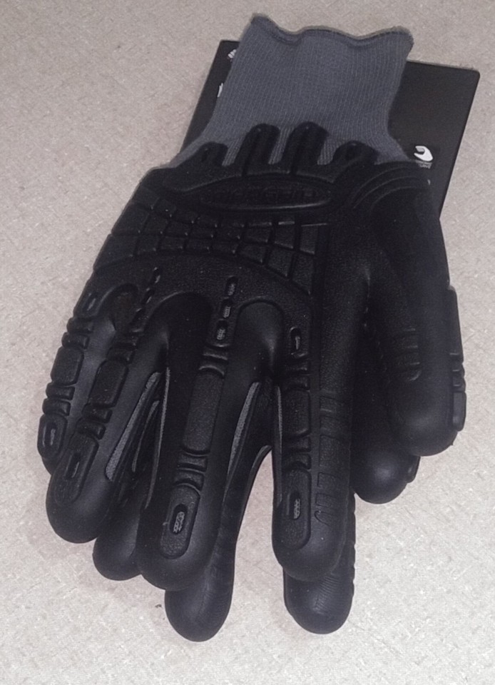 Mad Grip F50 Thunderdome Impact Gloves Grey/Black XX-Large Vibration Dampening | eBay